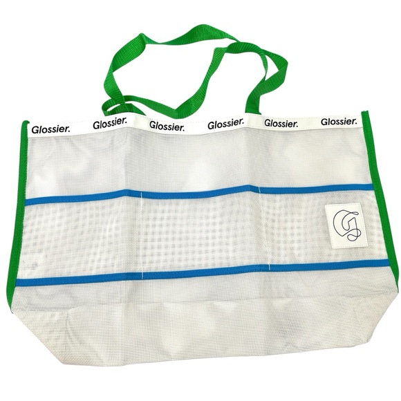 Glossier | Bags | Glossier Limited Edition Miami Mesh Tote Beach Bag ...